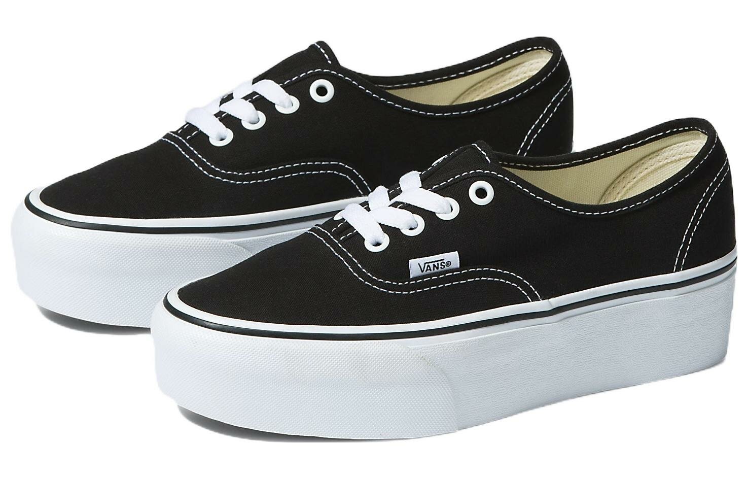 Кроссовки VANS 373v2, полнота 2E (US)/ на широкую стопу, размер 37, черный — фото 1