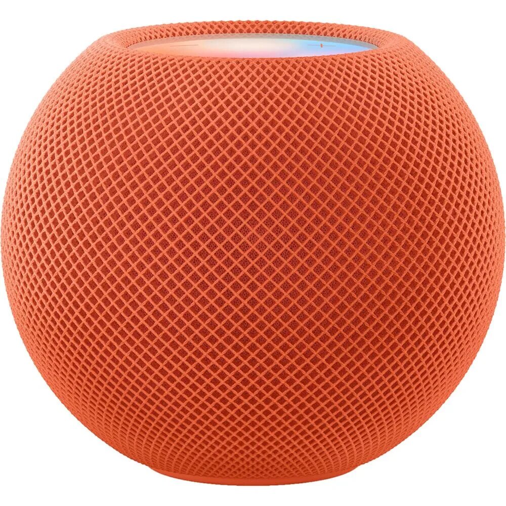 Колонка портативная Apple Homepod mini, умная, Wi-Fi, Bluetooth, 10 Вт, 97х84х84 мм, оранжевая