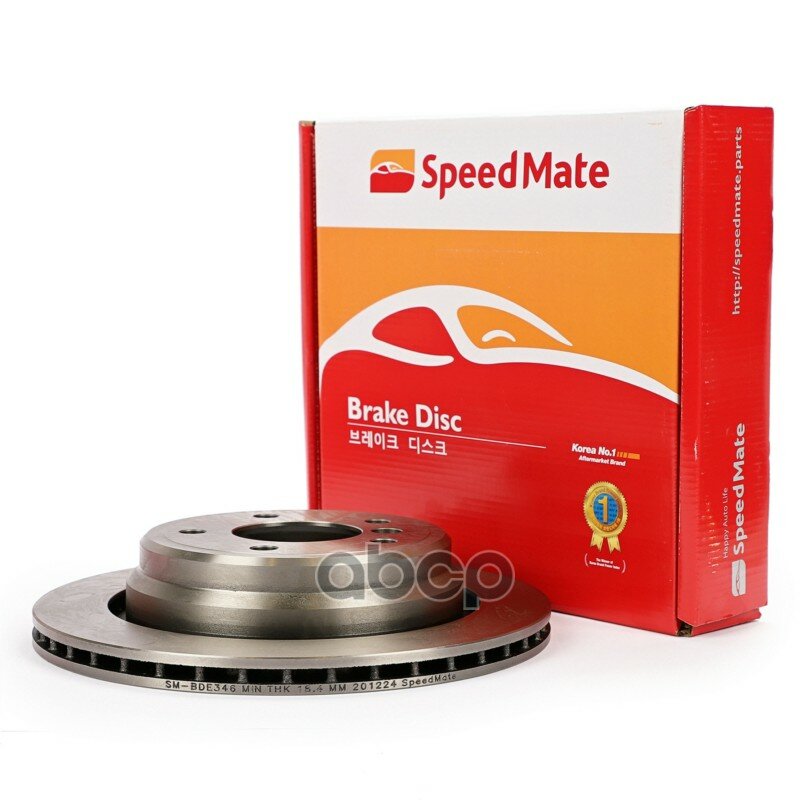 Диск тормозной задний BMW 5 (E39) 34216767060 SpeedMate арт. SM-BDE346