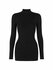 Свитер Rick Owens Ribbed-knit high-neck sweater, размер S, , черный
