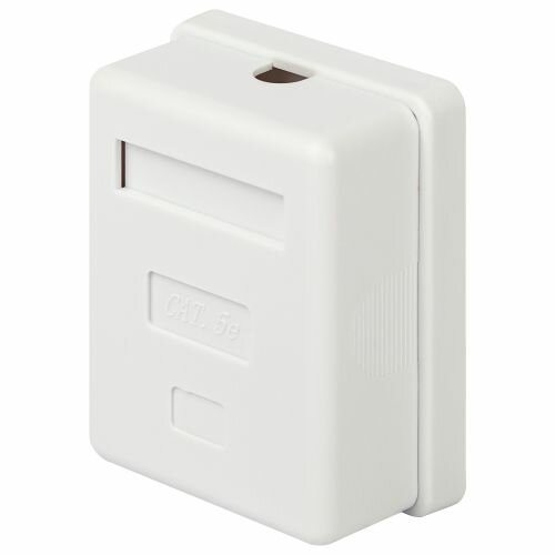 Розетка компьютерная 1-м RJ45 кат.5E неэкранир. Эра Б0056900