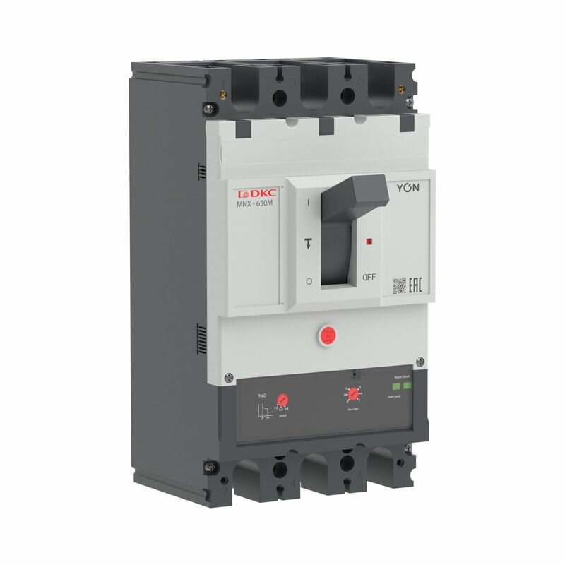 Выключатель автоматический 3P 500А 100кА pro MNX630M при AC415V расцепитель TMD YON MNX630M3PTMD0500