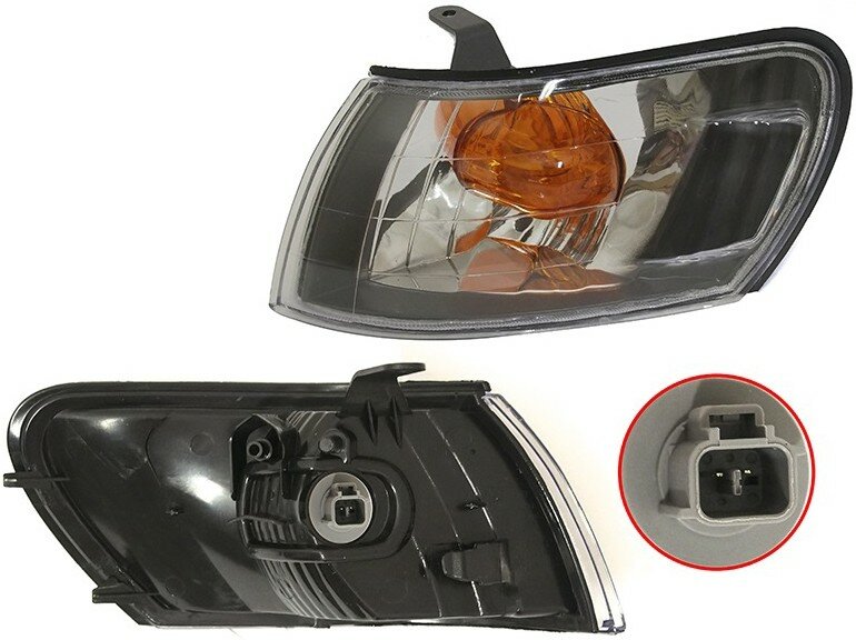 Поворот SAT ST-212-15D8BL Toyota Corolla E100 97-00 Левый Чёрный