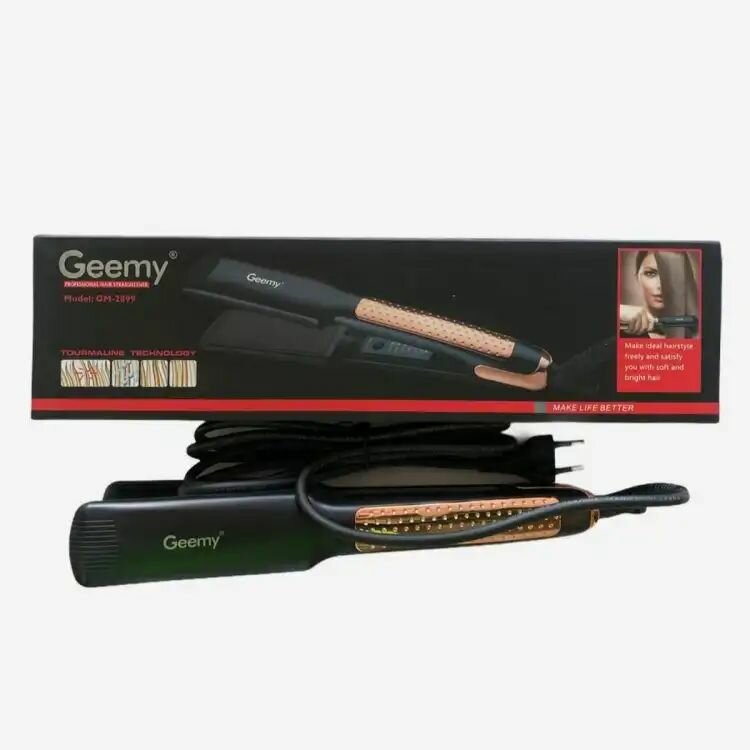 Утюжок + гофре geemy gm-2898