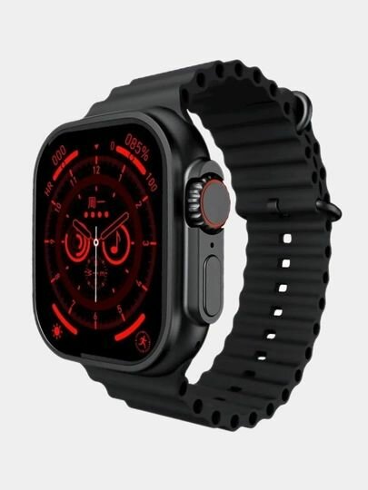 Смарт-часы X9 Ultra, металлический корпус, 49мм, 2 ремешка