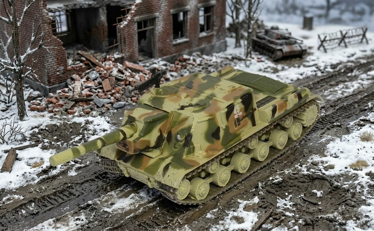 Масштабная модель 1/72, ИСУ-152