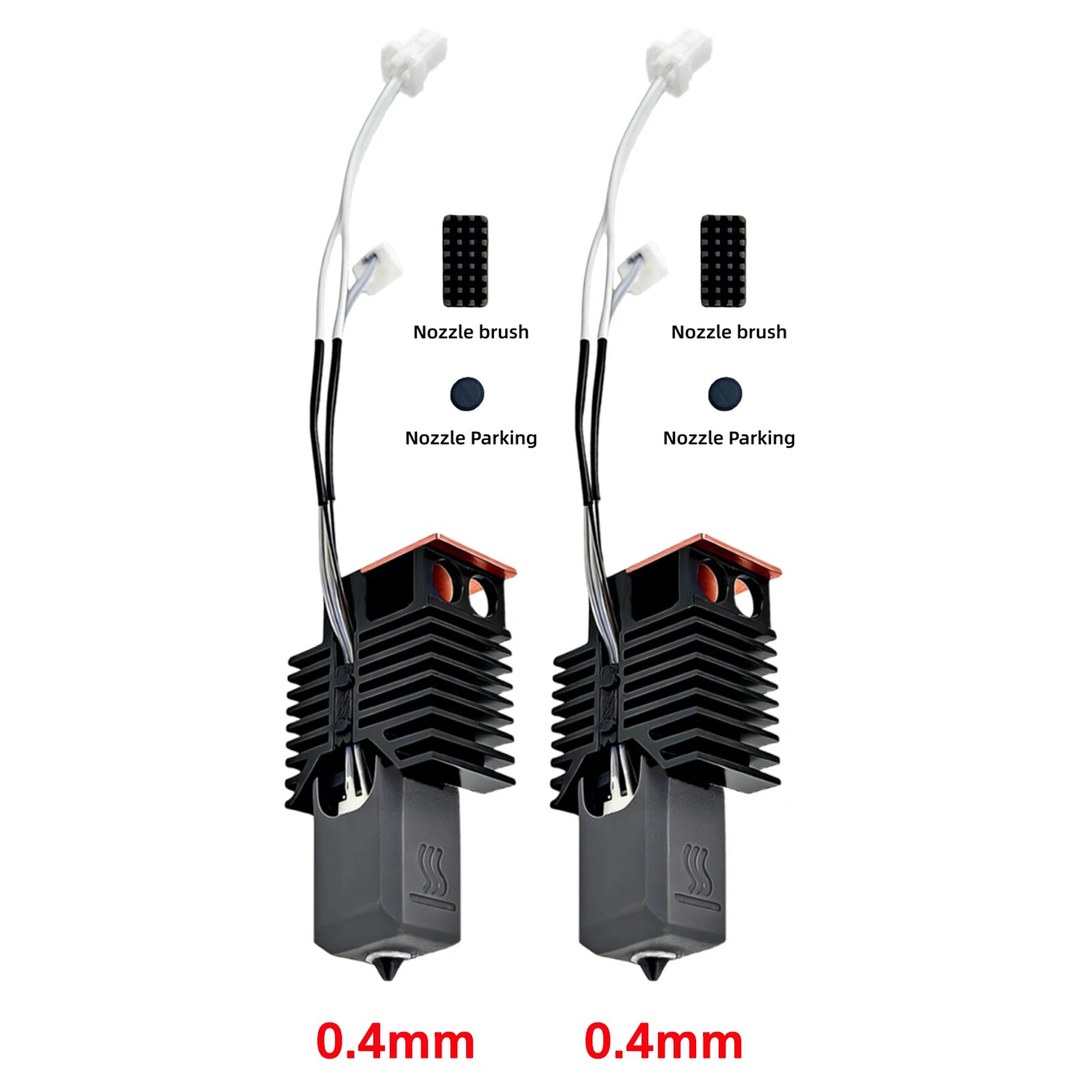 Горячий конец 24В 48Вт, 0.4mm, 2PC
