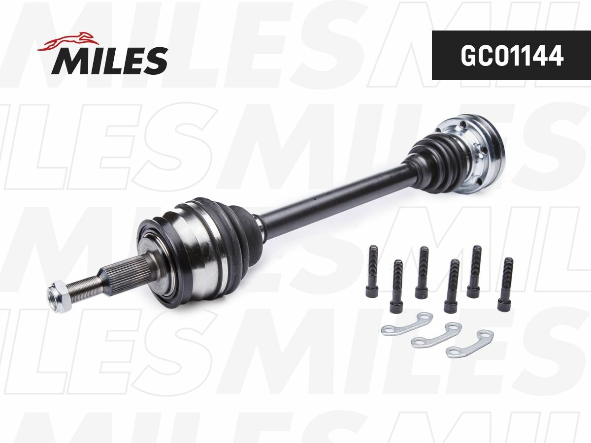 MILES Привод в сборе передний левый VW T5 1.9TDI-2.0 03- (GKN 304499) GC01144