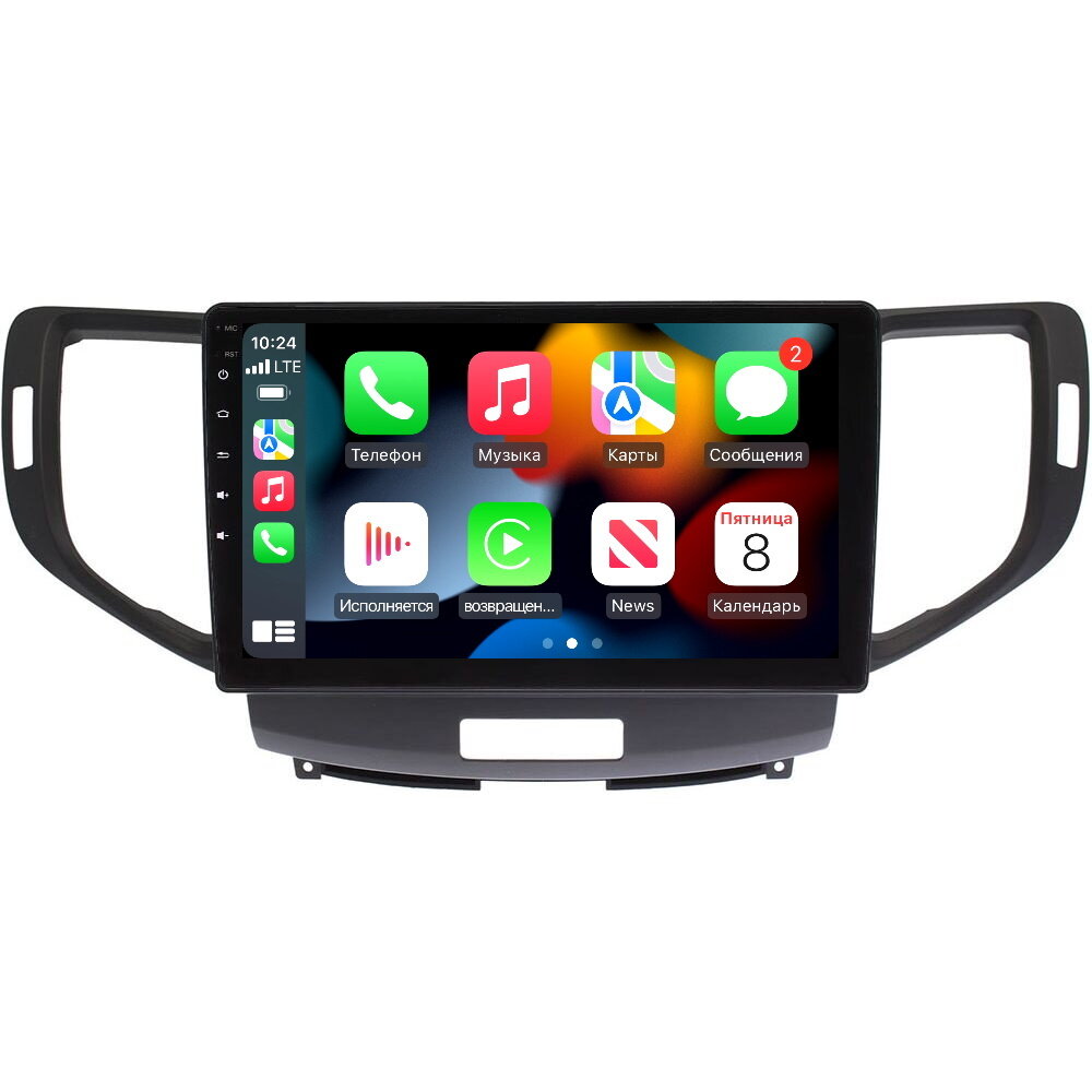 Магнитола CRS-300 Хонда Аккорд 8 Honda Accord 8 2008-2013 с Android 14 - 6+128Gb память - Carplay - DSP - Кулер