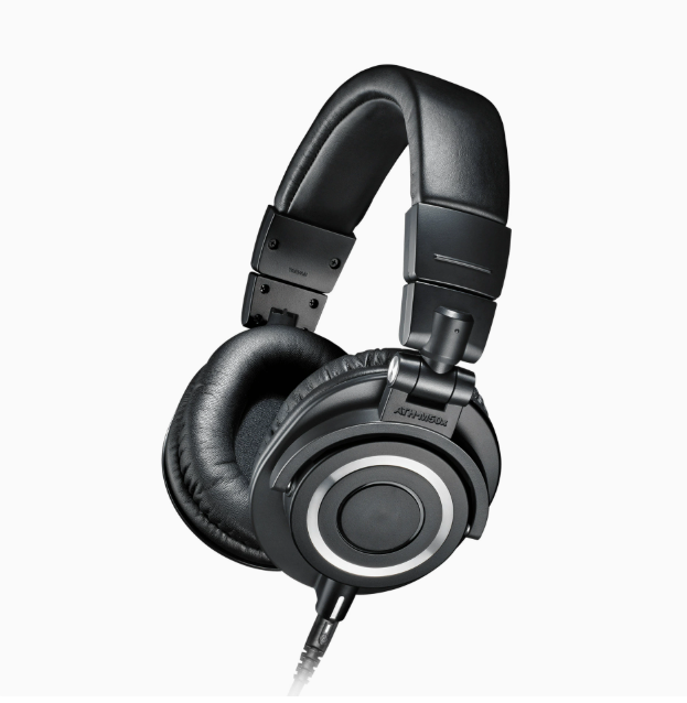 Мониторные наушники ATH-M50x проводные HIFI для студии и музыки