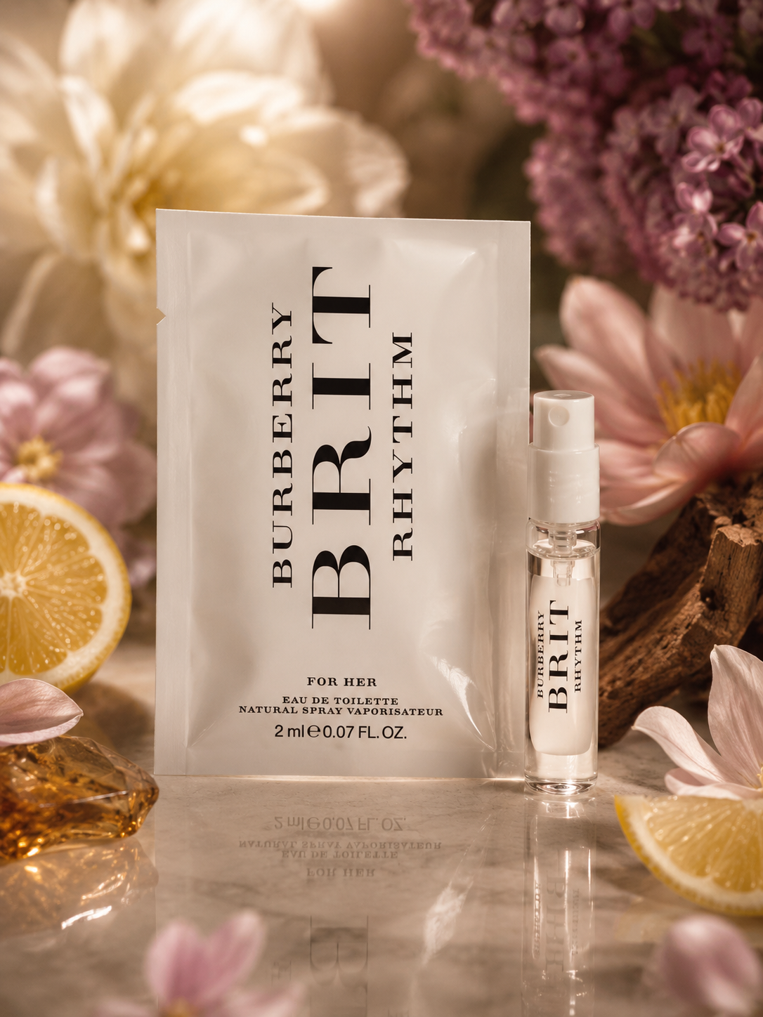 Burberry Brit Rhythm женская туалетная вода 2 мл пробник Vials