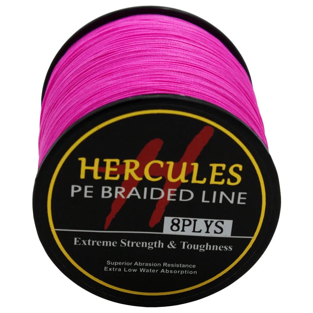 Плетеная леска Hercules 5.0 Розовый 500 м