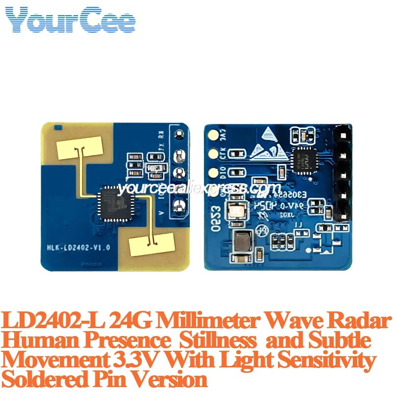 Радарный датчик присутствия человека LD2410 LD2402-L 24G 2PCS