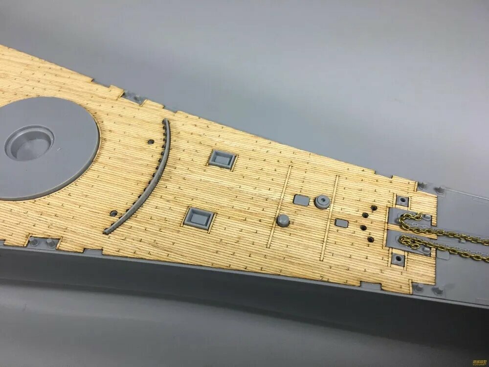 Wooden Deck for Tamiya 78029 1/350 USS Миссури BB-63 Около 1991 года Модель