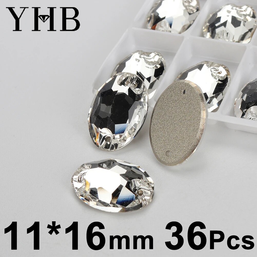 Стразы YHB T001 Crystal XIRIUS Cosmic Drop Oval 11X16mm