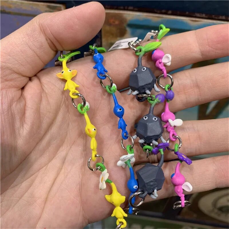 Фигурки Pikmin белые цветы ПВХ для детей
