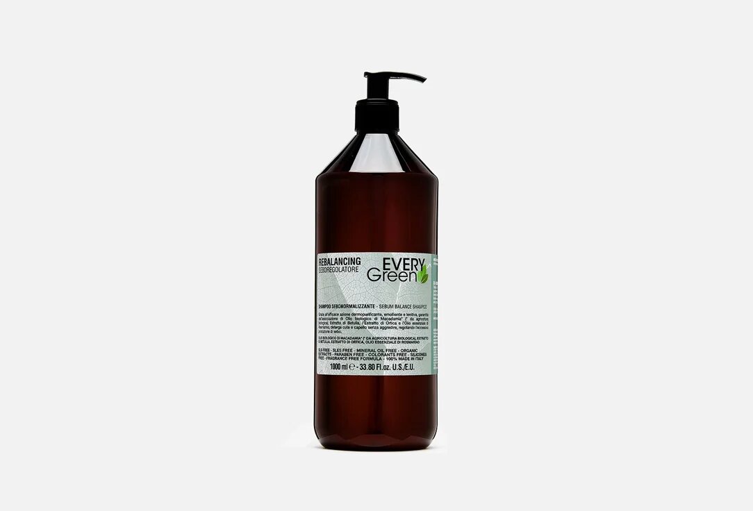 DIKSON EveryGreen Shampoo Sebum balance Себобалансирующий шампунь 1000 мл