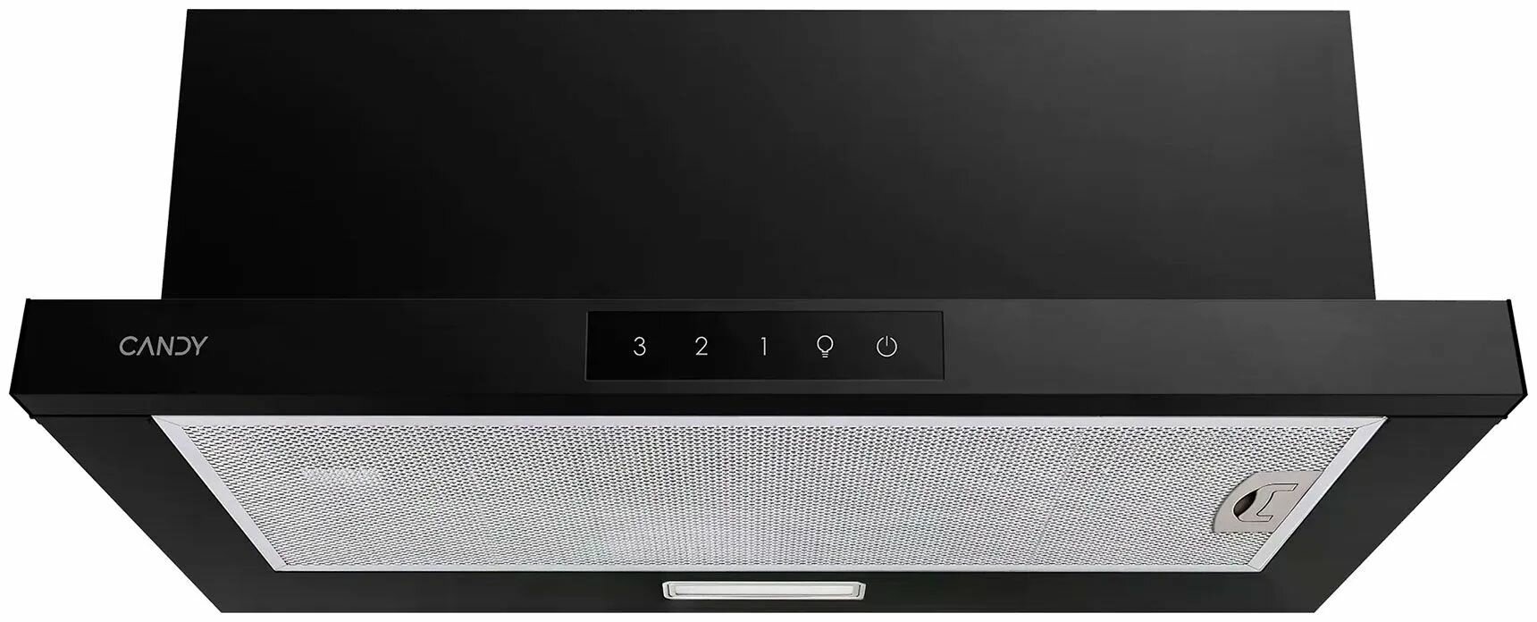 Вытяжка телескопическая Candy CVXT64SB, 60 см, 600 м/ч, 54 дБ, Черная
