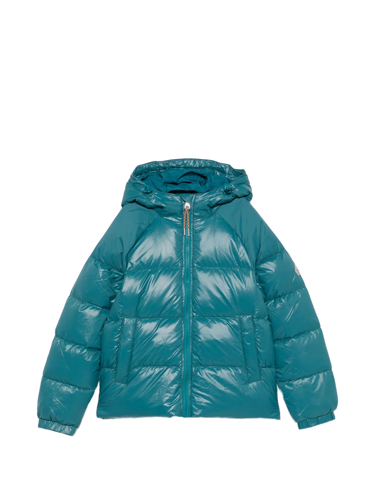 Куртка Quilted hooded jacket, размер 14 лет, синий — фото 1