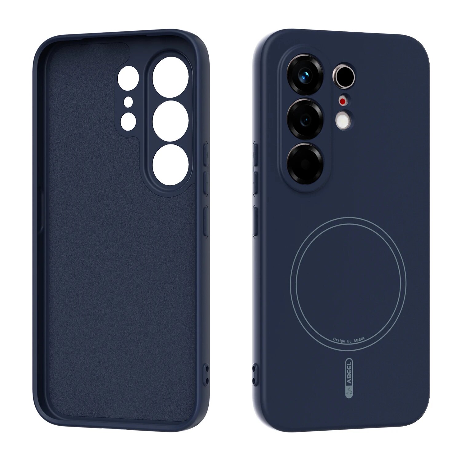 Новый роскошный силиконовый чехол для Tecno Camon 50 4G с MagSafe, магнитный, Синий, Темно-синий