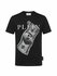 Футболка PHILIPP PLEIN Jersey T-shirt Dollar, размер 52, черный