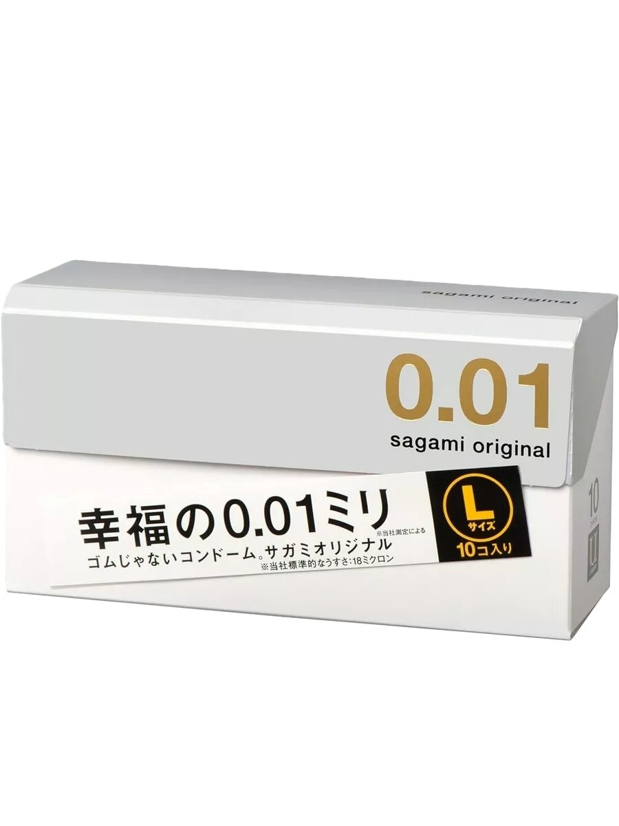 SAGAMI Original 001 Презервативы полиуретановые размер L 10 шт.
