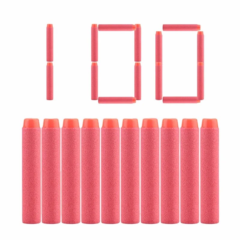 Электрические дротики для бластера Nerf Розовый, Red