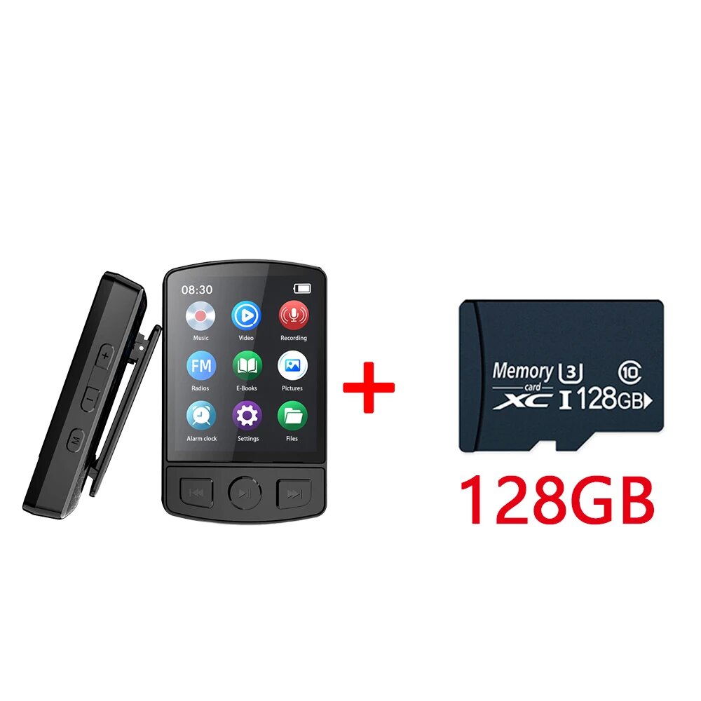 Occkic MP3-плеер Hi-Fi Bluetooth 5.2 1.8 дюйма