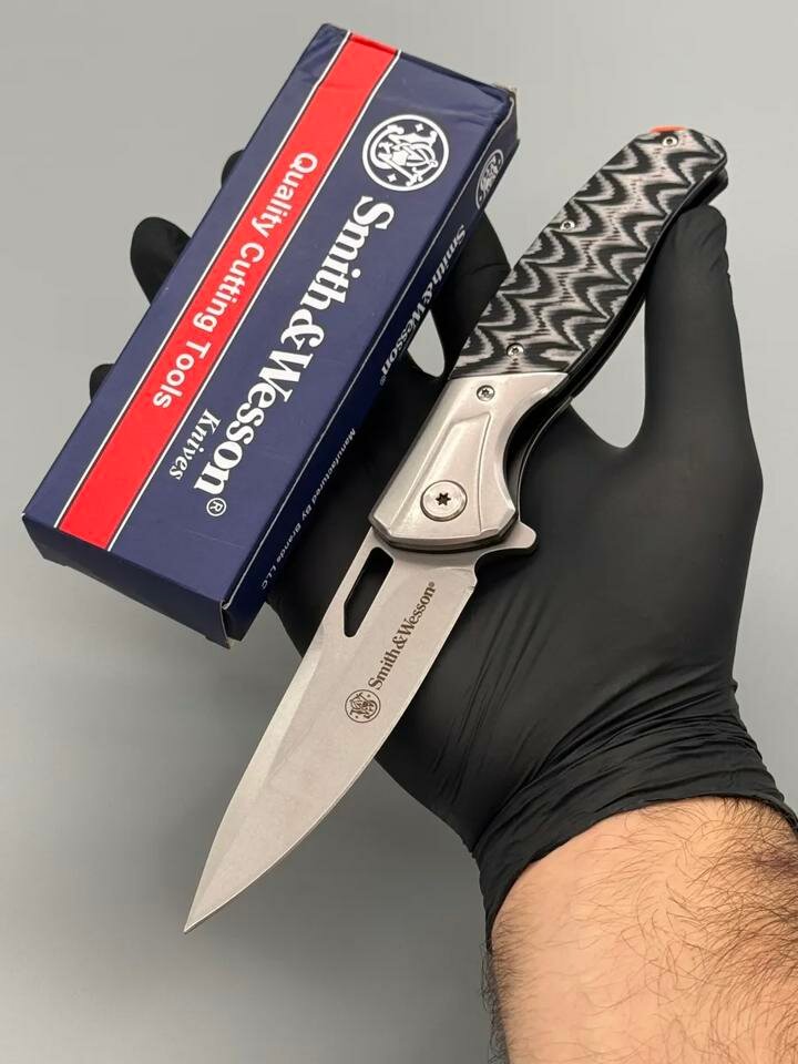 Нож складной туристический smith&wesson