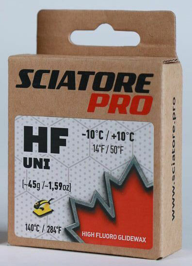 Парафин лыжный Sciatore Pro HF UNIVERSAL 45гр. белый 10°.-10°