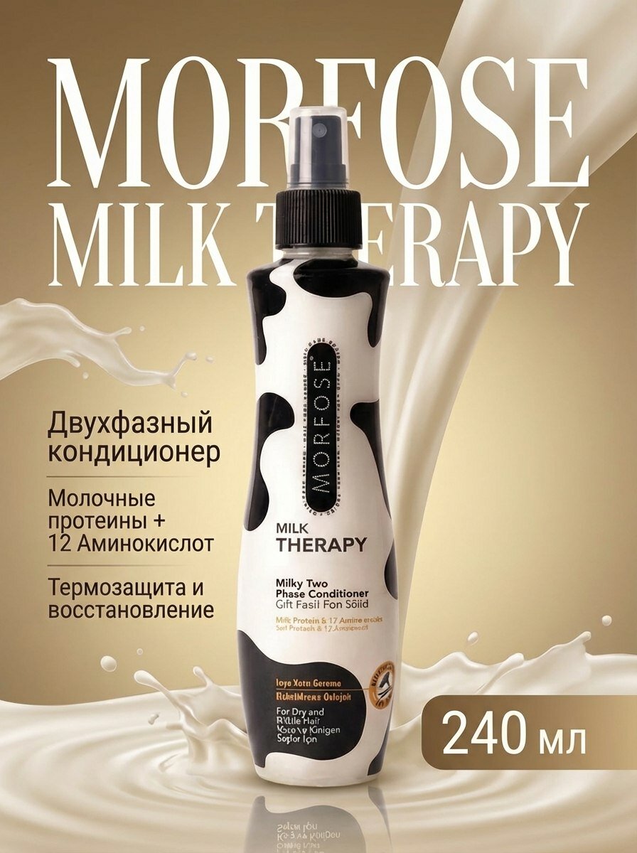 Двухфазный кондиционер "MILK THERAPY" 240 мл MORFOSE