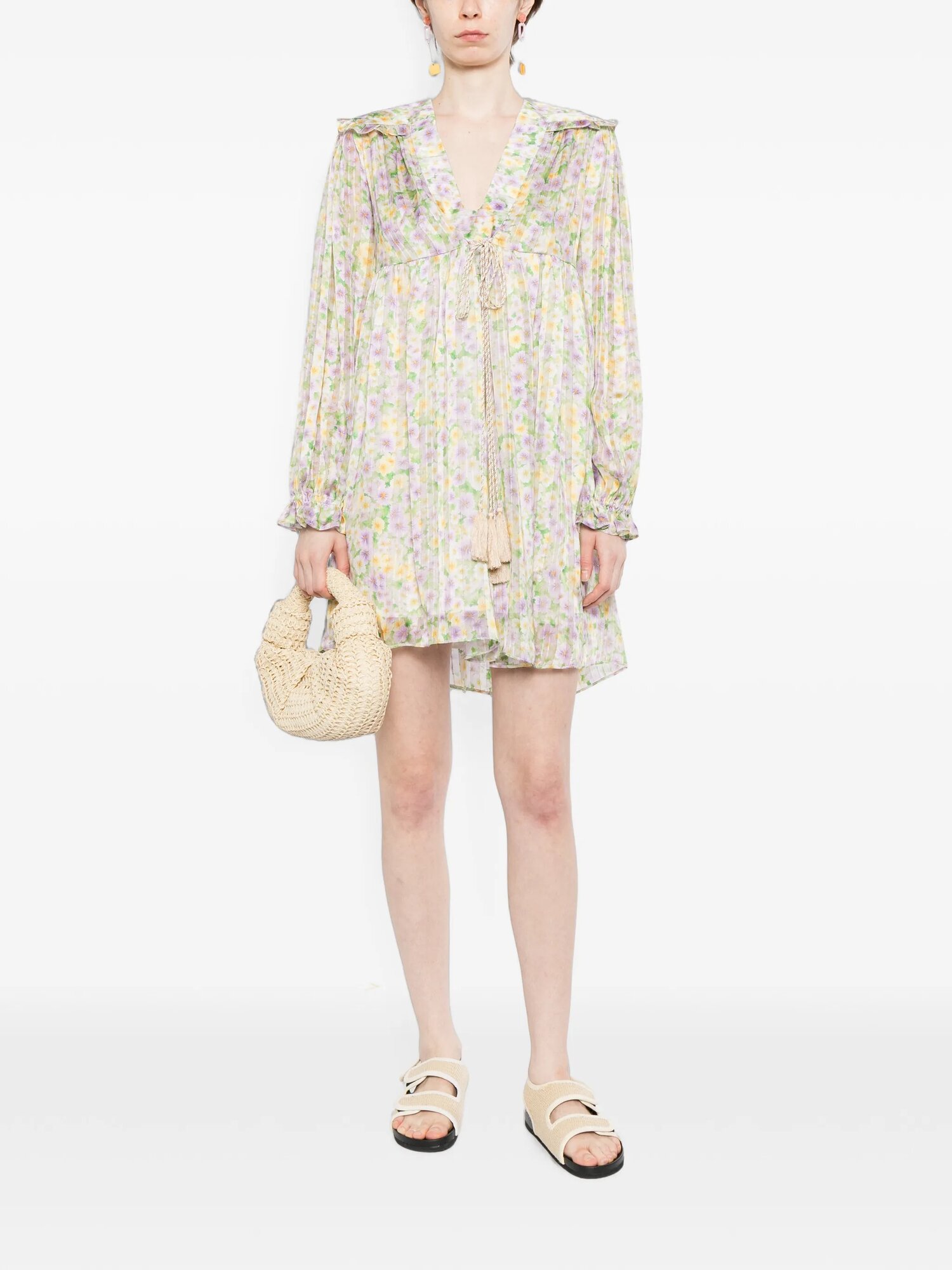 Платье bambah Willow mini dress, размер 42, фиолетовый — фото 1