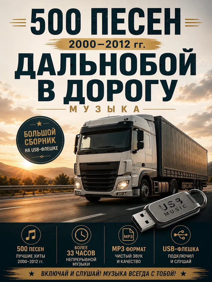 Большой сборник - 2000-2012 на флешке 500 Песен