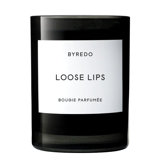 Свеча парфюмированная Байредо Луз Липс 240 гр женская / Byredo Loose Lips