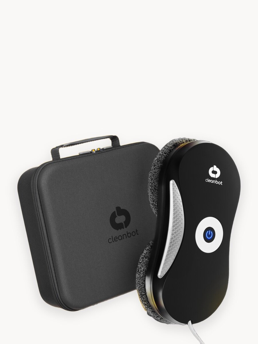 Робот мойщик окон с двойным распылением Cleanbot Carbon 14 салфеток