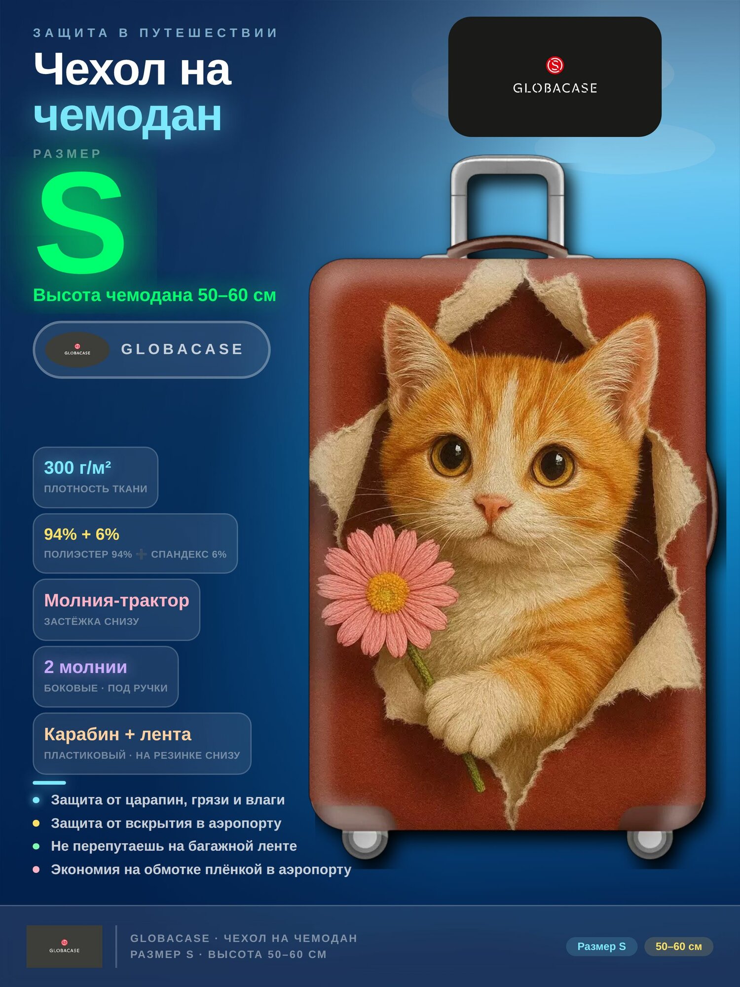 Чехол для чемодана
