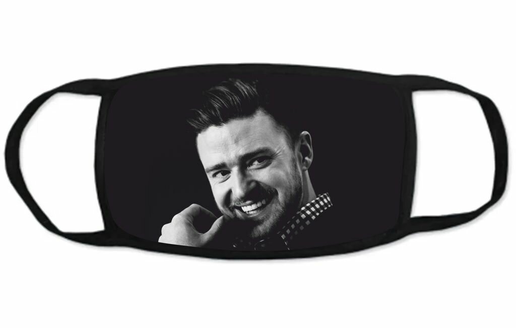 Тканевая защитная маска на лицо Джастин Тимберлейк, Justin Timberlake №1