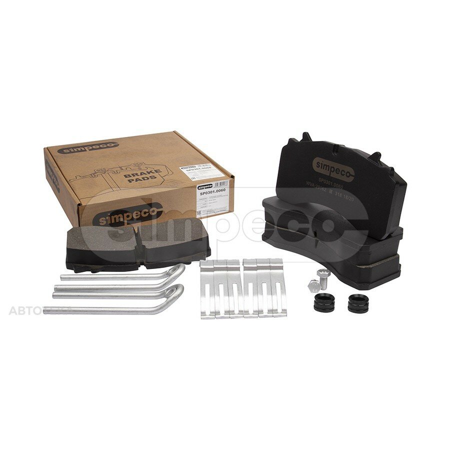 Колодки торм к-т (с уст. комп.) Wabco PAN-22-1 WVA 29162/ 29336 SIMPECO SP03010060