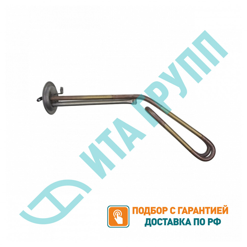 ТЭН 2кВт (2000Вт) RF для горизонтального водонагревателя Timberk, ATT, Etalon, Thermex RZL 200, 300, под анод М6, 10063