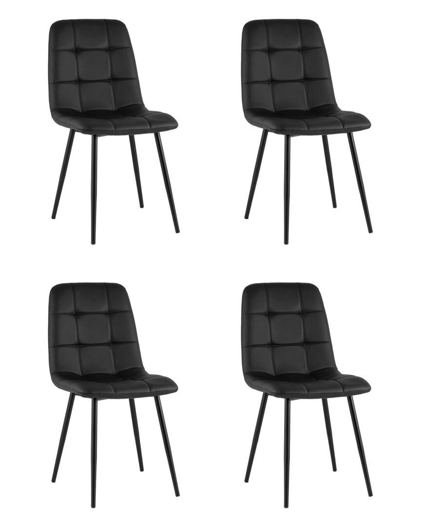 Стул Stool Group Стул Одди Original иск. кожа черный 4 шт. арт. УТ000043145