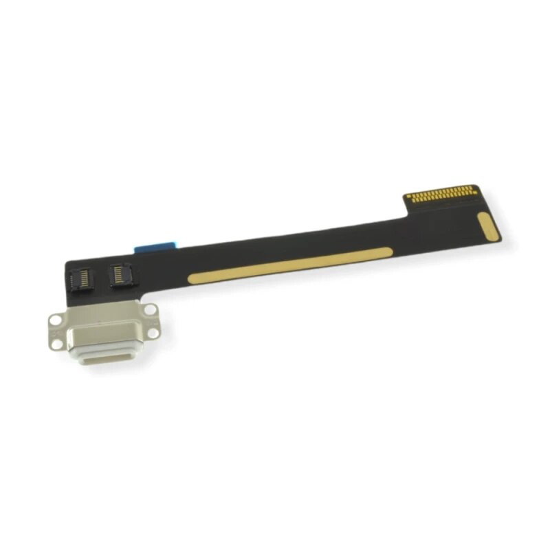 Шлейф для Apple iPad mini 4 (A1538/A1550) / iPad mini 5 (A2124/A2126/A2133) с комп. + разъем зарядки (белый)