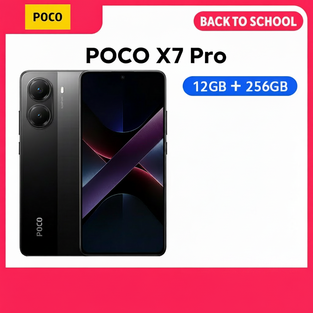 POCO X7 Pro 5G Глобальная версия мобильного телефона 6000 мАч 90 Вт HyperCharge 1,5 К 120 Гц Дисплей IP68 50 МП Размер камеры 8400-Ультра NFC