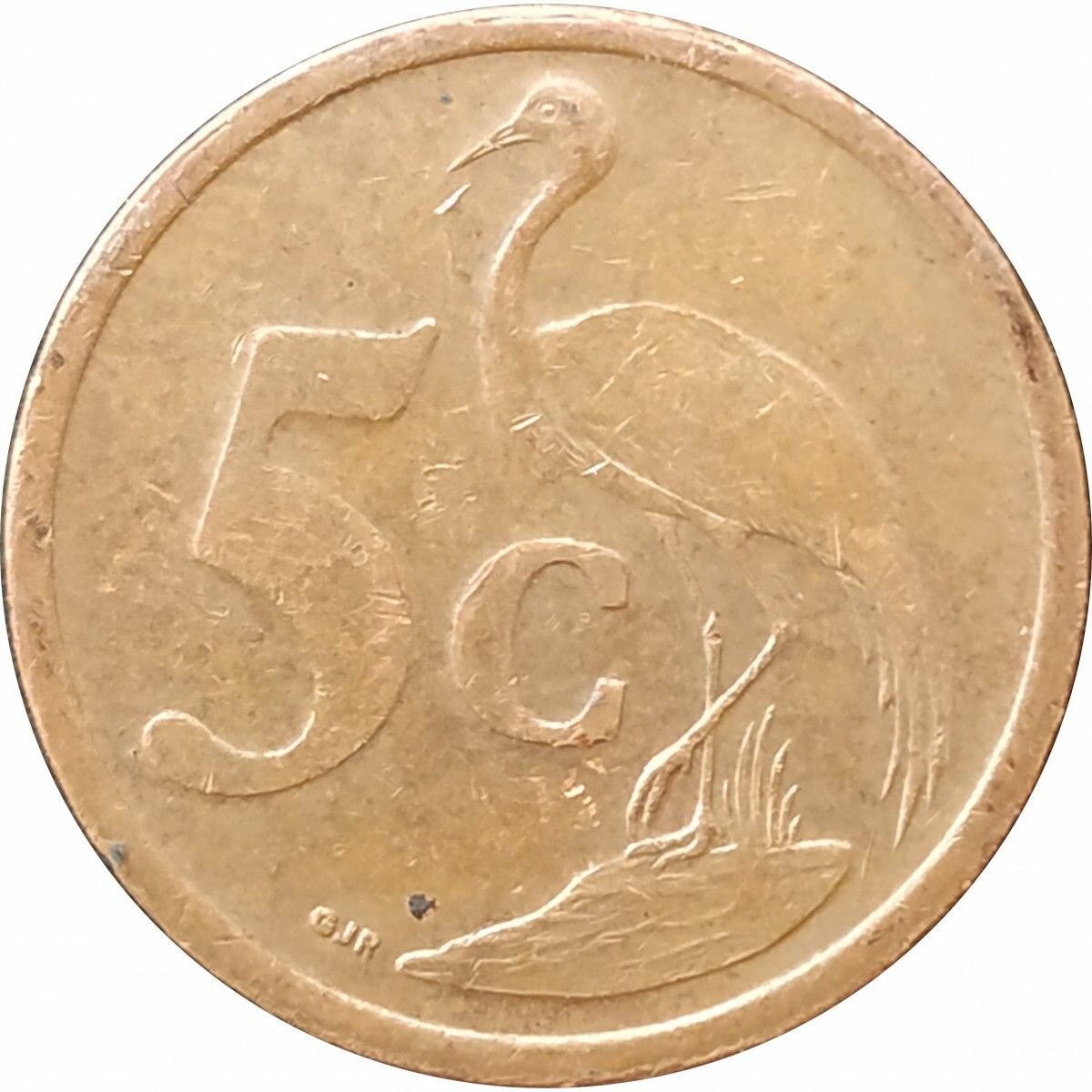 5 центов 2008 ЮАР из оборота