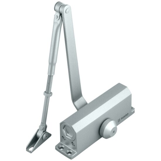 Доводчик дверной Fuaro DC20-2 (DC-202) AL до 45 кг (алюминий)