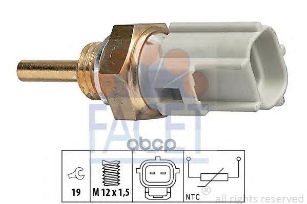 Датчик температуры CITROEN C1 I 1.0 Facet арт. 73323