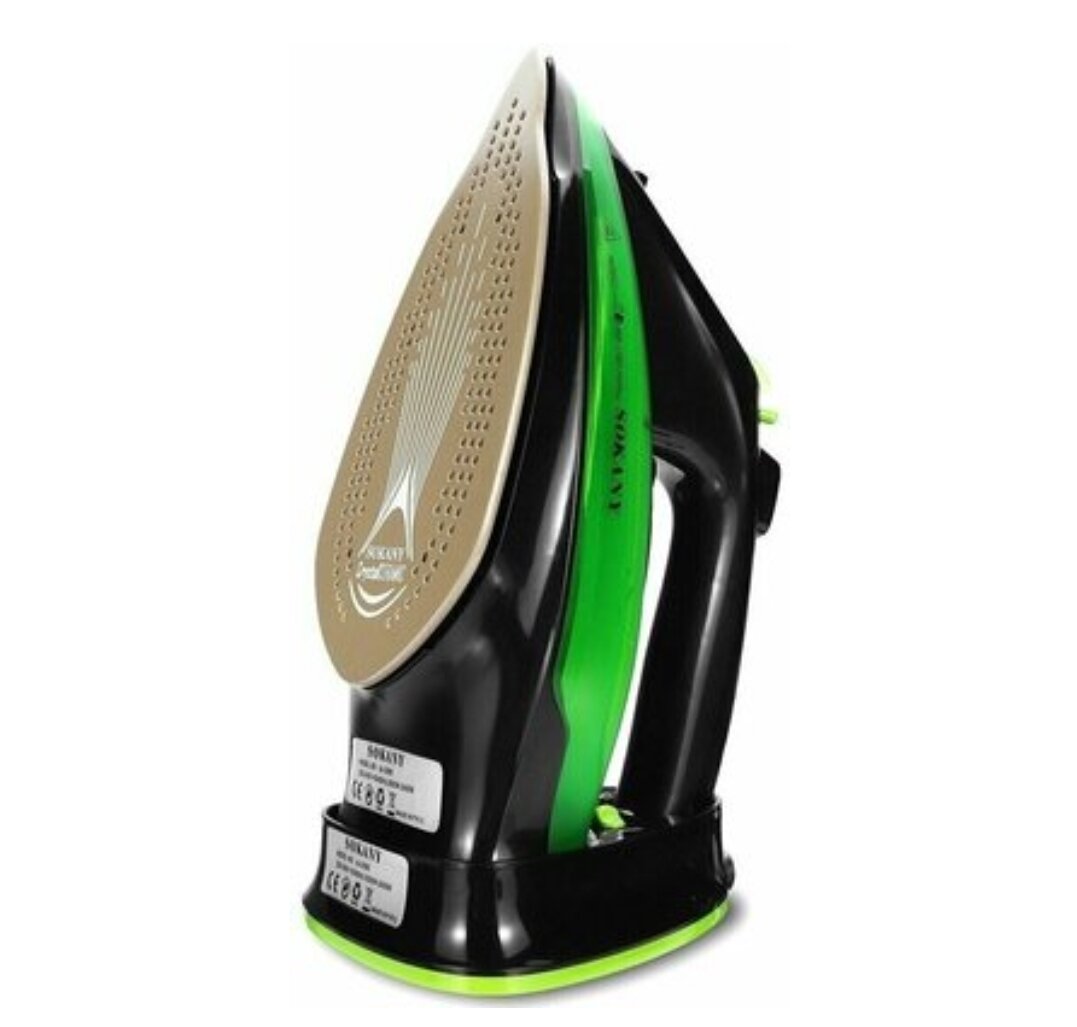 Мощный беспроводной утюг с керамической подошвой мощностью 2400 Вт