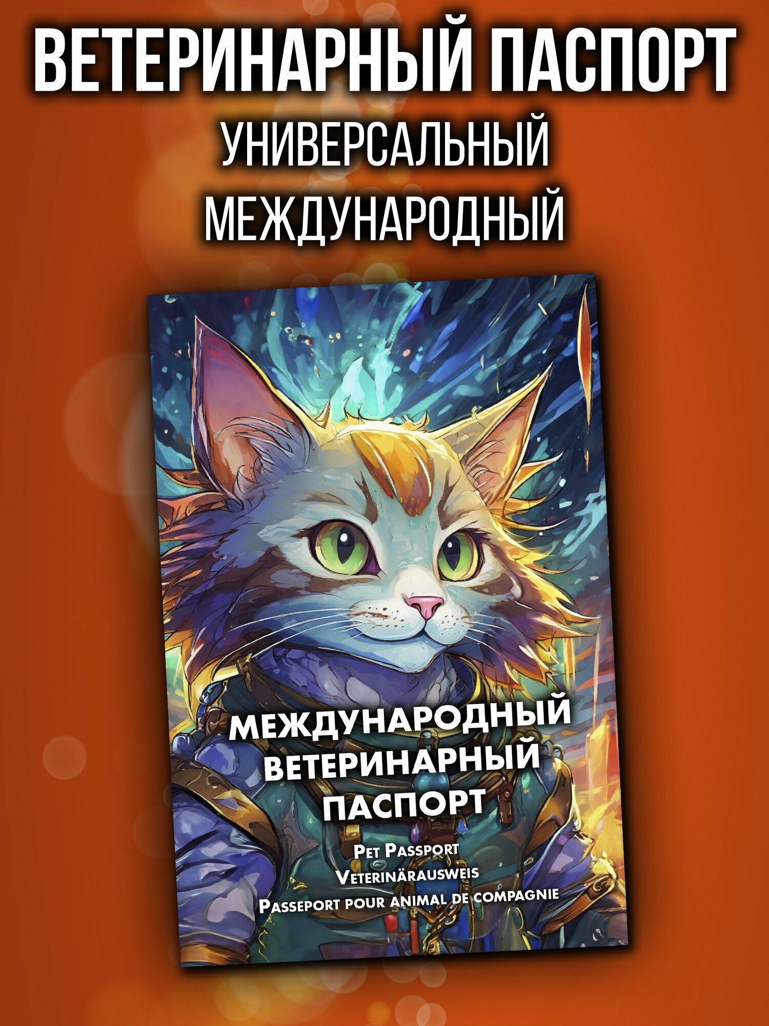 Ветеринарный паспорт для кошек и собак международный