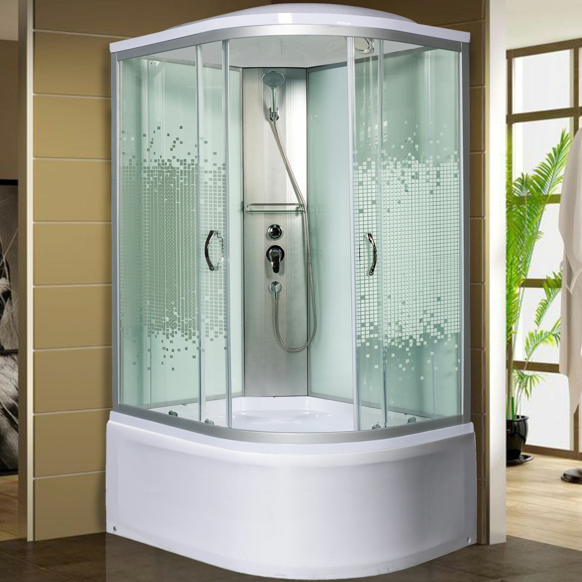 Душевая кабина Мономах 120x90 XL 120/90/44 МЗ L