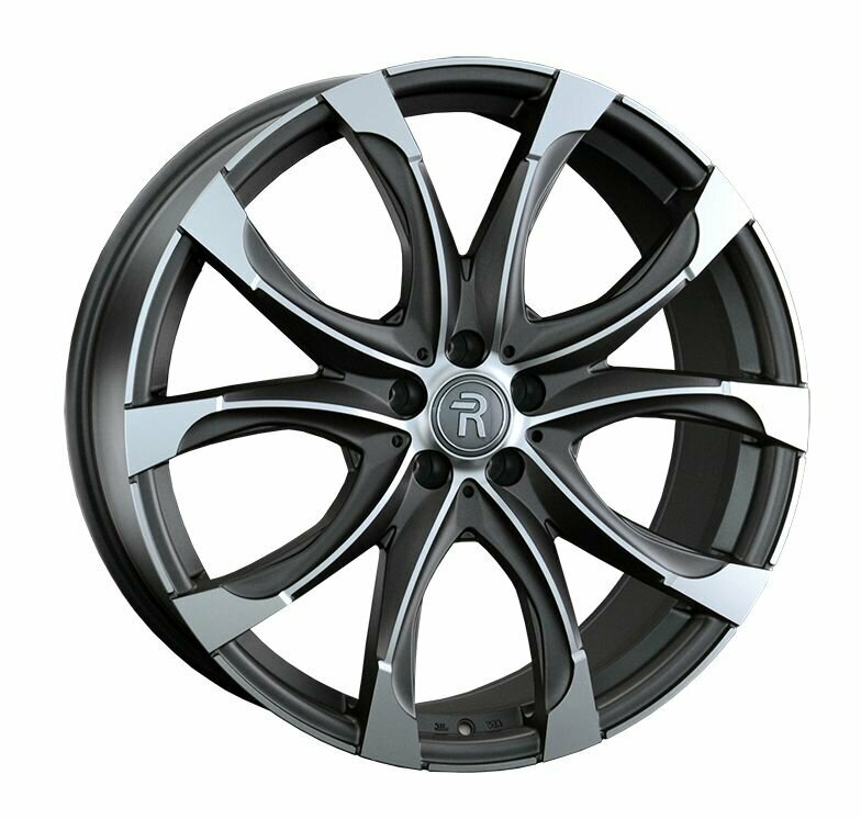 Колесный диск Replay B223 22x9.5" PCD5x112 ET32 D66,6 темно-серый матовый с полированными лучами