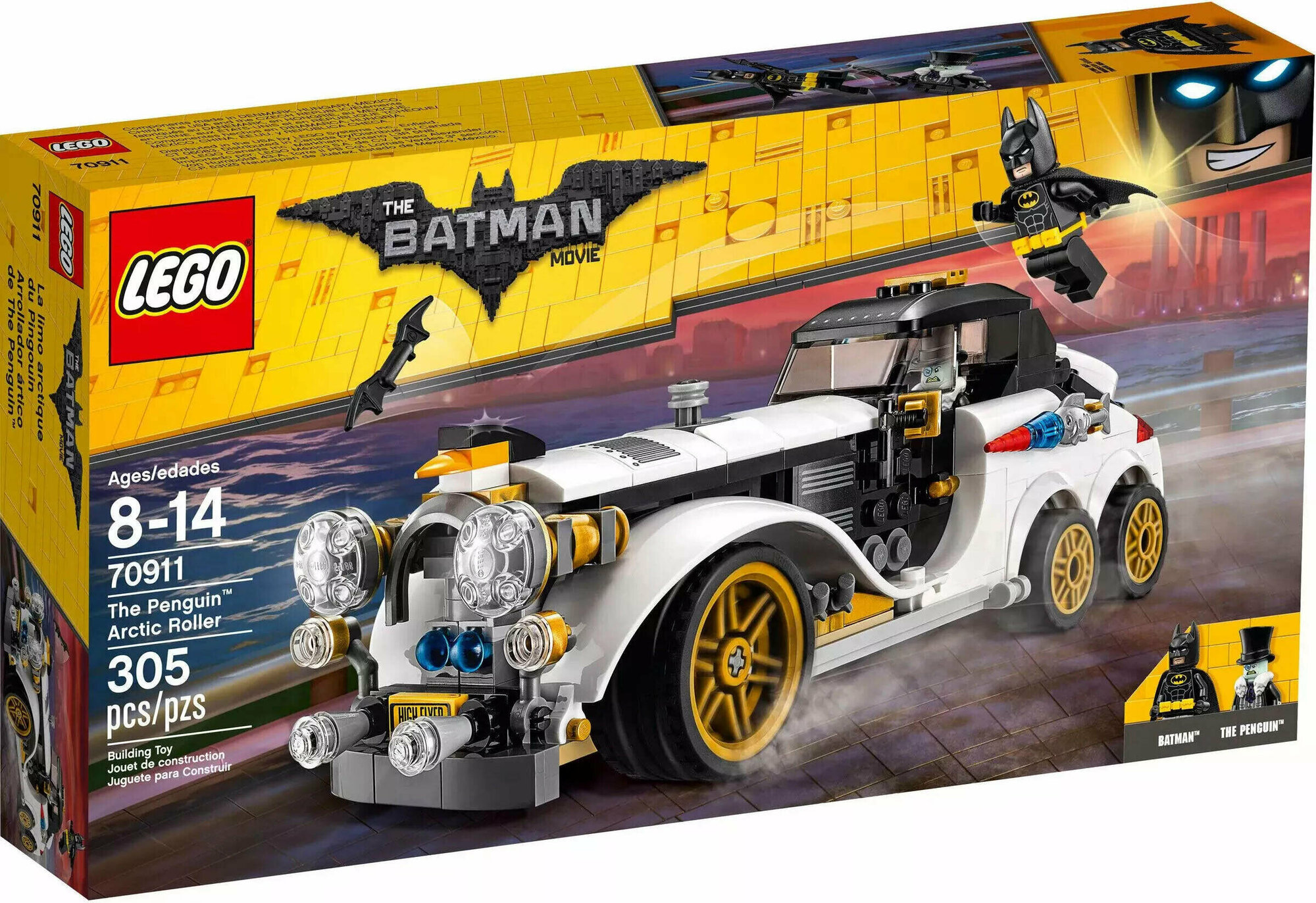 Конструктор LEGO The LEGO Batman Movie 70911 Автомобиль Пингвина, 305 деталей, от 8 лет